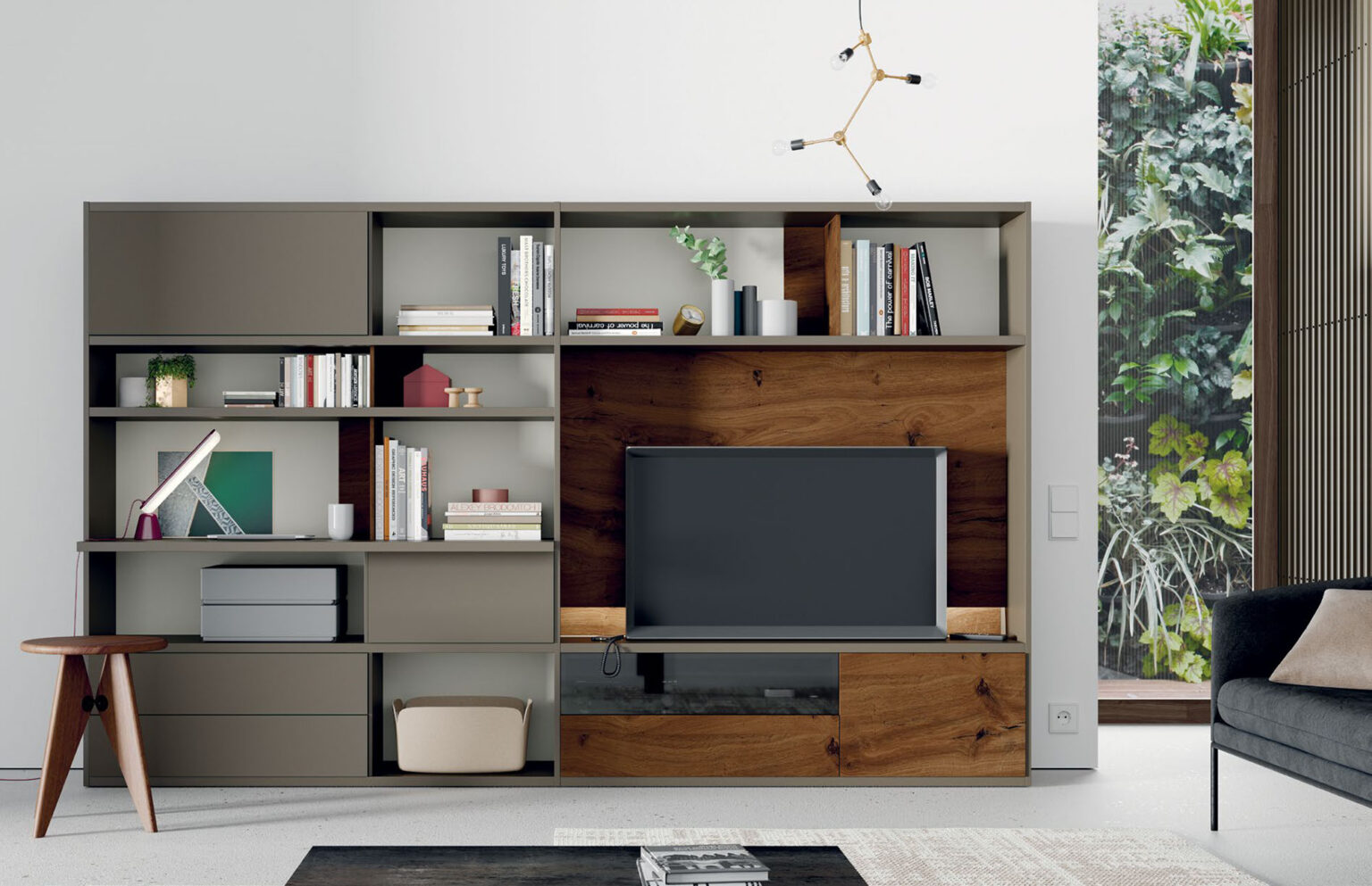 Librería de salón con mesa estudio - Xíkara